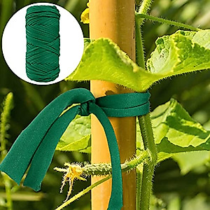 197 Ft Plant Ties for Climbing Plants, Stretching Garden Plant Tape, Soft Reusable Garden Twist Wire Strings for Tomato Cucumber Vine Plants Sapling Supports Training Staking Outdoor Indoor