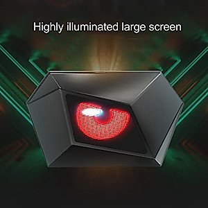 KIMISS LED Knight Backpack, Universal LED Display Backpack with APP Control Waterproof Adjustable Shoulder Strap USB 5V Travel Bag