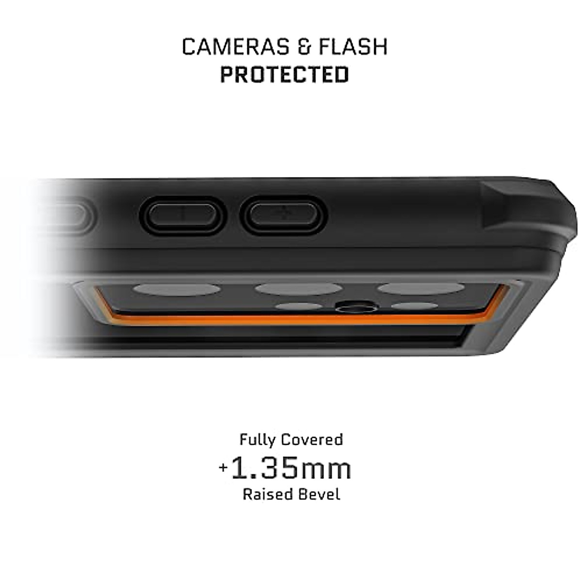 Ghostek NAUTICAL S23 Ultra Case Waterproof with Screen Camera Protector, Belt Clip Holster Rugged Heavy Duty Protective Full Body Phone Covers Designed for 2023 Samsung Galaxy S23 Ultra (6.8") (Black)