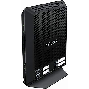 Netgear Netgear C6900-100NAR Nighthawk Dual Band AC1900 Cable Modem Router , BLK (Renewed)