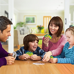 Gamie Mini Smile Playing Cards Deck - Pack of 12-2.5 Inches Tall - Blue Checkerboard Background - Poker-Casino Cards - Carnival Prize, Party Favor and Gift Idea for Kids Ages 3+