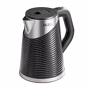 OLEGA Electric Kettle - 1500W Fast Boiling Electric Tea Kettle 1.8L BPA-Free Stainless Steel Hot Water Kettle Electric for Boiling Water Auto Shut Off Electric Water Kettle for Coffee Tea 120V
