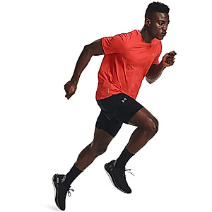 Under Armour Iso-chill Run 2n1 Shorts, Black (001)/Reflective, XX-Large