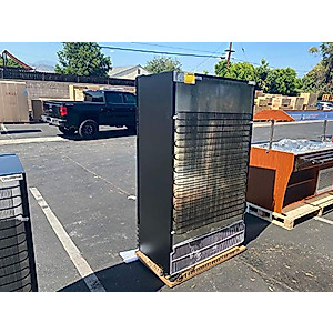 Commercial Refrigerator Glass 2-Door Merchandiser Display Cooler Case Fridge 67"Height NSF, 38 inches width, 16.5 cuft 110V, Restaurant LC-600A