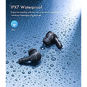 FUNSOUND Wireless Earbuds, Bluetooth Earbuds Noise Cancelling with 4 ENC Microphones, 60 Hrs Playtime, IPX7 Waterproof Bluetooth 5.3 in-Ear Stereo Headphones for iPhone | Android, Black