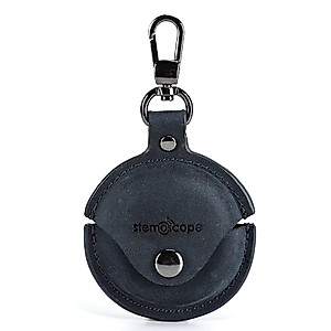 Leather pocket stethoscope holder for Stemoscope PRO digital stethoscope