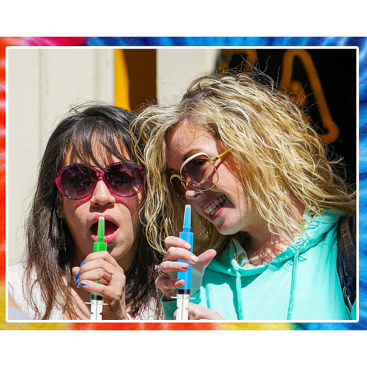 50 Pack Shot Set Include 24 Pcs 0.7 oz Shot Syringes 24 Pcs 2 oz Shot Cups with Lids and 2 Pcs 1 Liter Acrylic Bucket for Birthday Thanksgiving Halloween Christmas Bachelorette Theme Party