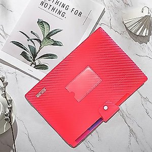 3 Pack Expanding File Folder, 5-Pockets Accordion File Organizer with Labels, Letter A4 Paper Portable Expandable File Folder for Office School