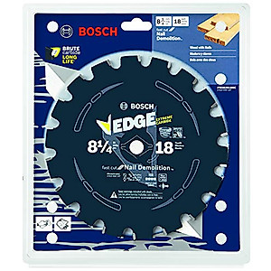 Bosch PRO82518NC 8-1/4 In. 18 Tooth Nail Cutting/Remodeling Circular Saw Blade