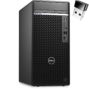 Dell OptiPlex 7000 Business Tower Desktop, 12th Gen Intel 12-Core i7-12700, 32GB DDR5 RAM, 2TB PCIe SSD + 1TB HDD, DVDRW, Ethernet, USB WiFi Adapter, Windows 11 Pro