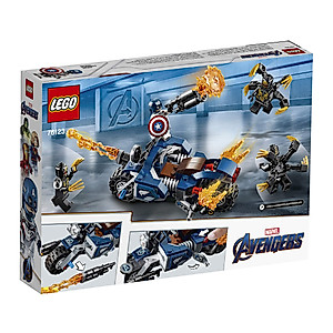 LEGO Marvel Avengers Captain America: Outriders Attack 76123 Building Kit (167 Pieces)