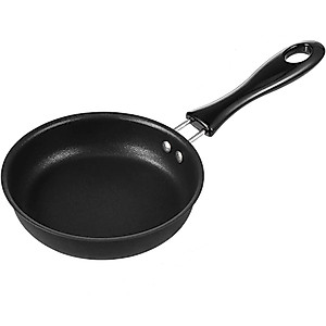 reiliva Egg Frying Pan Mini Nonstick Pan for Frying Eggs Pancake Skillets Omelet Pan 4.7-inch