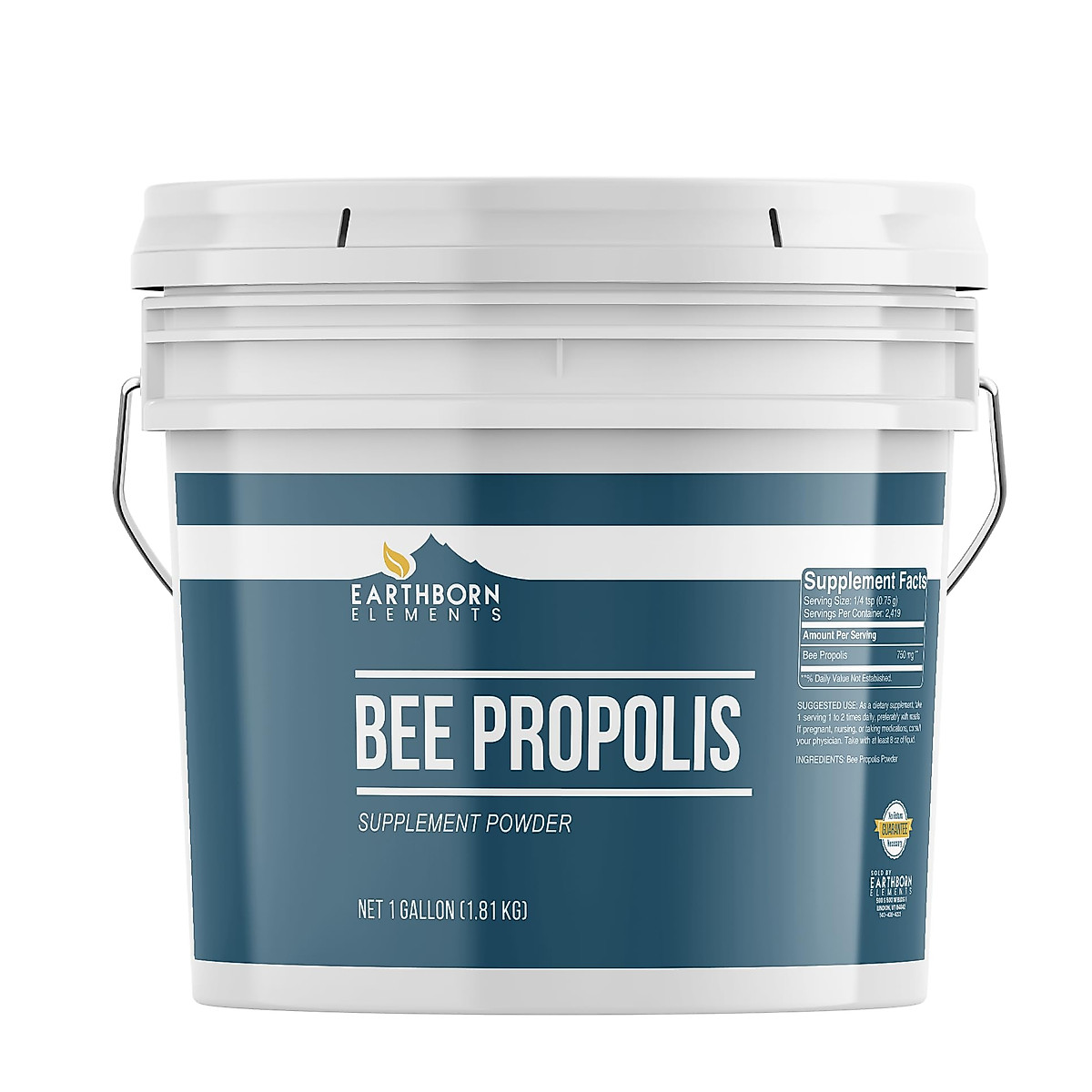 Earthborn Elements Bee Propolis, 1 Gallon Bucket, Pure & Natural, Bulk Size