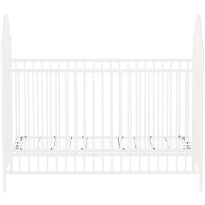Little Seeds Lanley Metal Crib, White