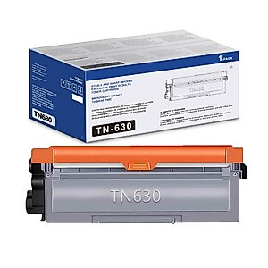 TN-630 TN630 High Yield Toner Cartridge Black Replacement for Brother TN 630 Toner HL-L2300D HL-L2305W MFC-L2680W MFC-L2685DW DCP-L2520DW DCP-L2540DW Printer (1-Pack,Black) 3,000 Pages per