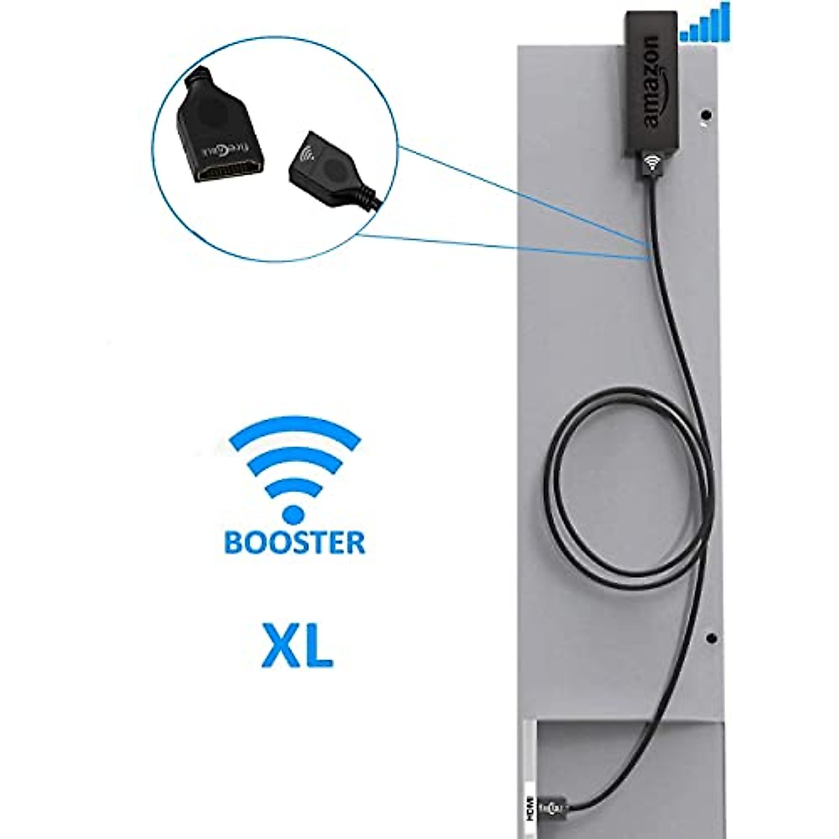 XL HDMI Extender Cable for Streaming Sticks | Increases WiFi Signal for Faster Streaming