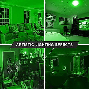 2 Pack BlueX LED Candle Green Light Bulb - 4W (40Watt Equivalent) - E12 Base Green LED Green Bulb, Party Decoration, Porch, Home Lighting, Holiday Lighting, Chandelier Light Bulbs, Candelabra Bulbs