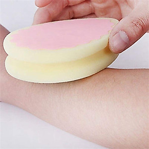 Meidexian888 Magic Depilation Sponge, 1pcs Magic Painless Hair Removal Depilation Sponge Pad Remove Hair Remover