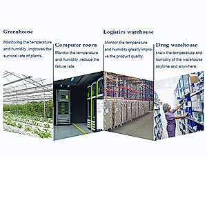 PCsensor USB Temperature Humidity Meter Monitor Indoor Outdoor Thermometer Humidity Automatic Induction Measure Recorders Data Acquisition Loggers Ambient Humidity Storage Long-Range (TEMPerX232)