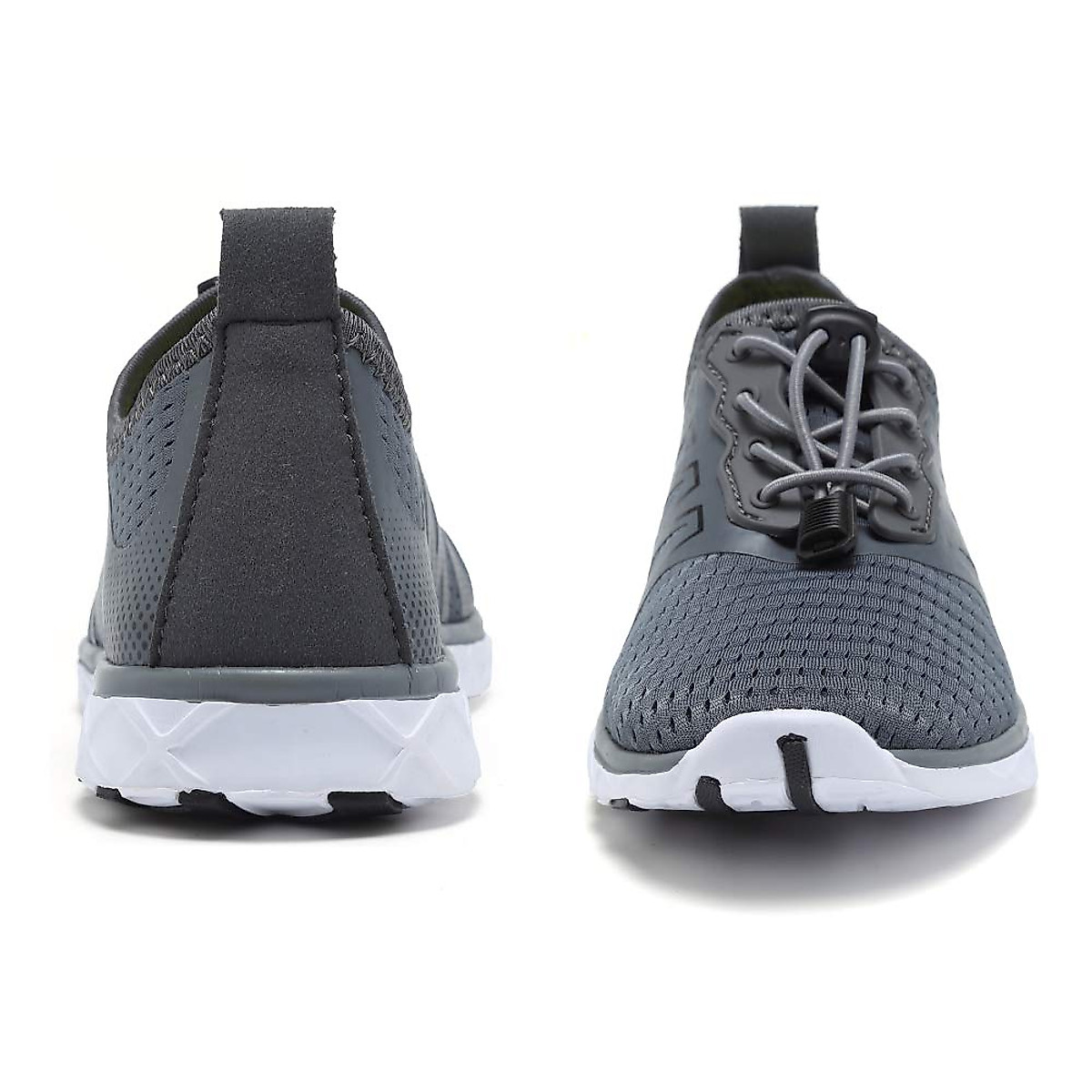 CIOR Kids Water Shoes Boys & Girls Sports Aqua Athletic Sneakers Lightweight Sport Shoes(Little Kid/Big Kid) U1ELJSX005-Grey-37, 6 Big Kid