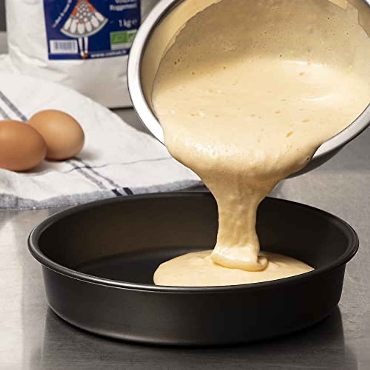 Tramontina 20057/022 Cake Pan, Decorative Cake Pan, 8.7 inches (22 cm), Aluminum, Non-Stick (Fluorine Coat), Lightweight, Non-Stick