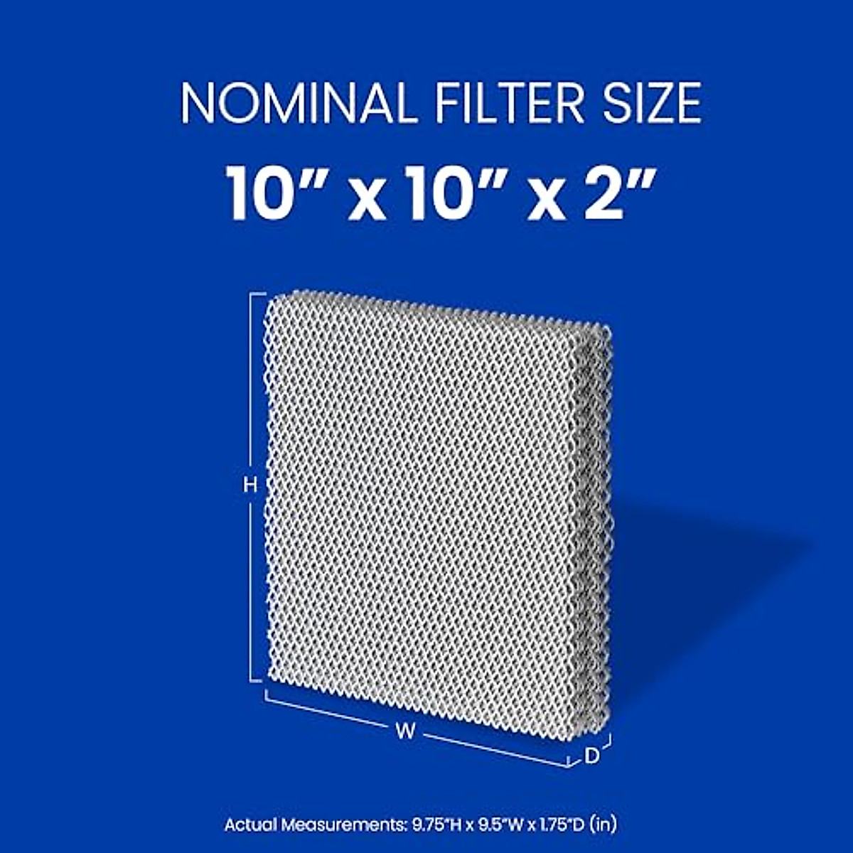AprilAire 10 Water Panel Humidifier Filter Replacement for AprilAire Whole-House Humidifier Models 110, 220, 500, 500A, 500M, 550, 550A, 558 (Pack of 10)