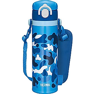 Thermos JOI-500 BL Water Bottle, Vacuum Insulated Kids Travel Mug, 16.9 fl oz (500 ml), Blue