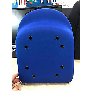 Hat Case for Caps - Cap Storage for Baseball Caps with Carrying Handle & Shoulder Strap – Hard EVA material - This Organizer Holder Protects up to 6 Hats - Ideal for Traveling & At-Home Storage (Blue)