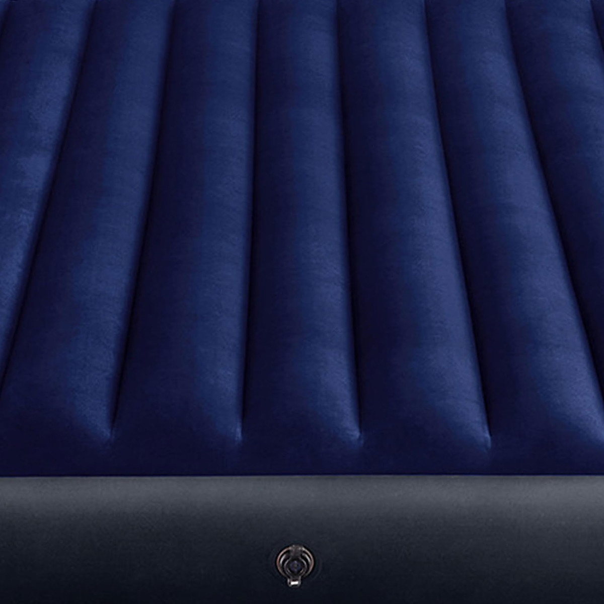 Intex 80 x 60 x 10 Inch Dura-Beam Fiber-Tech Vinyl Standard Downy Air Mattress with Plush Top and 2-in-1 Valve, Queen (Pump Not Included)