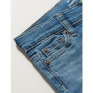 Amazon Essentials Girls' Skinny Fit Stretch Jeans, Washed Blue, 10