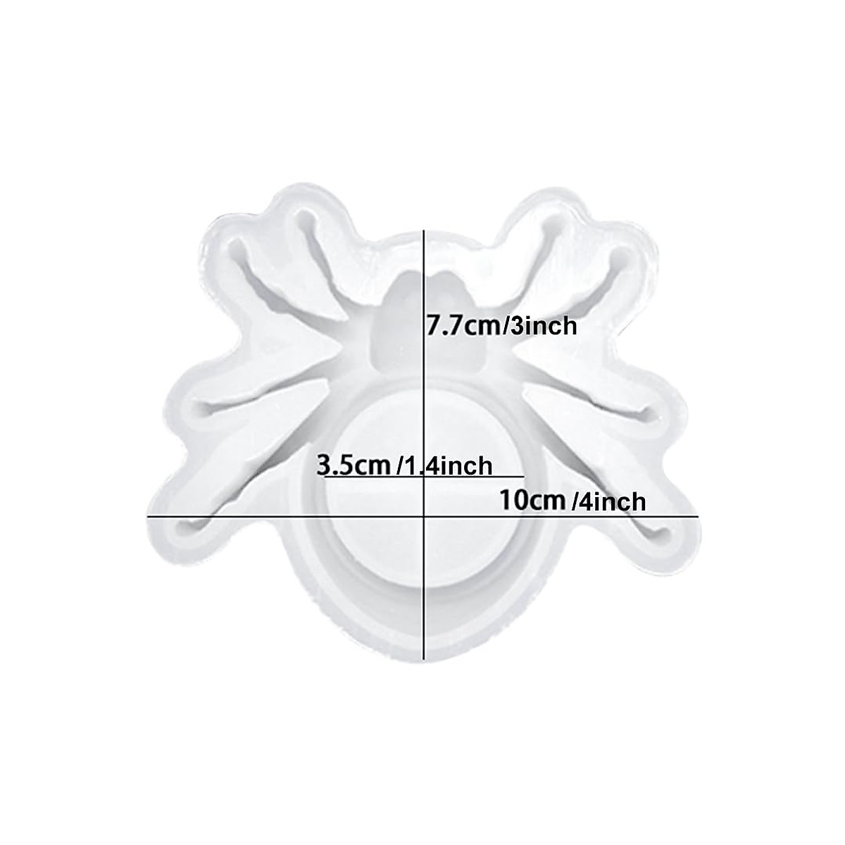 Zayookey Spiders Candle Holder Resin Mold Halloween Tealight Holder Silicone Mold for Epoxy Resin Animals Candlestick Casting Mould DIY Jewelry Trinket Tray Candy Containers