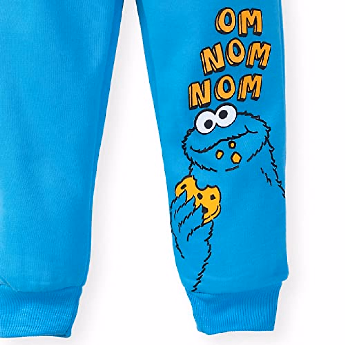 Sesame Street Elmo Cookie Monster Oscar The Grouch Toddler Boys Fleece 3 Pack Pants Blue/Gray/Red 3T