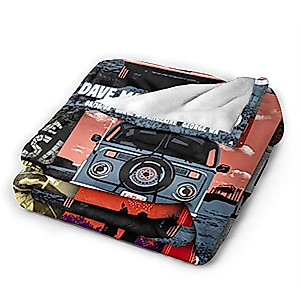 American Dave Rock Matthews Band Blanket Throw, Ultra-Soft Fleece Flannel Blanket Lightweight Throw Blankets for Couch Sofa Living Room for Kids Adults 50"X40"