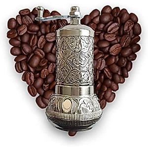 Pepper Mill, Spice and Coffee Mill,anadolu turkısh coffe grinder,Premium Grinder & Casting Best Carving Metal grinder-, 4.2"