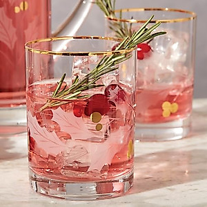 Lenox 886861 Holiday Gold 4-Piece Double Old Fashioned Set