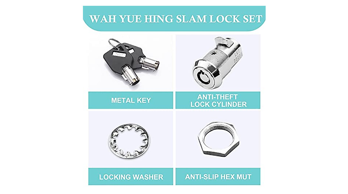 3 Pack Slam Locks - Secure Your Cabinets Today