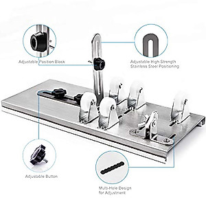 Glass Bottle Cutter, Upgraded Bottle Cutting Tool Kit, DIY Machine for Cutting Wine, Beer, Liquor, Whiskey, Alcohol, Champagne, Bottle Cutter for Round Bottle by Camdios