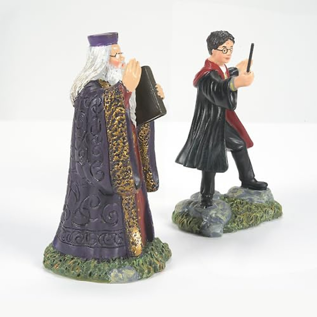 Department56 Potter Village Accessories Harry and Headmaster Figurine Set, 3.15", Multicolor, 2 Count