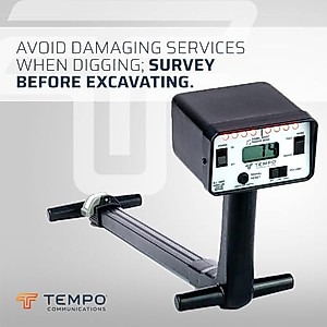 TEMPO Communications BLL-200 Buried Line Locator | Accurate Utility Tracing and Depth Measurement | Professional Grade (2023 Model)