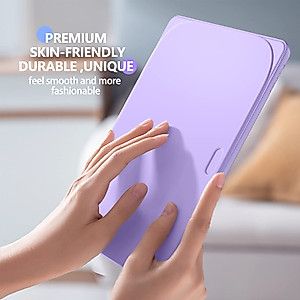 Mastten Compatible with iPad 10.2 Case, for iPad 9th/ 8th/ 7th Generation Case with Pencil Holder, Auto Wake/Sleep, Slim Protective Cover for iPad 10.2 Inch Tablet 2021/2020/2019 Released, Lavender