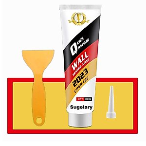 Drywall Patch Repair Kit with Scraper, Wall Spackle Repair Paste, Wall Mending Agent Quick and Easy Solution to Fill The Holes for Home Wall, Plaster Dent Repair and Wood Scratch Repair