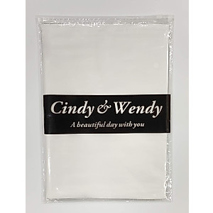 Cindy & Wendy Pashmina Shawls and Wraps Large Scarfs for Women Wedding Party Bridal Long Fashion Solid Shawl Wrap with Fringes (pure white)