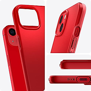 Spigen Thin Fit Designed for iPhone 13 Mini Case (2021) - Red