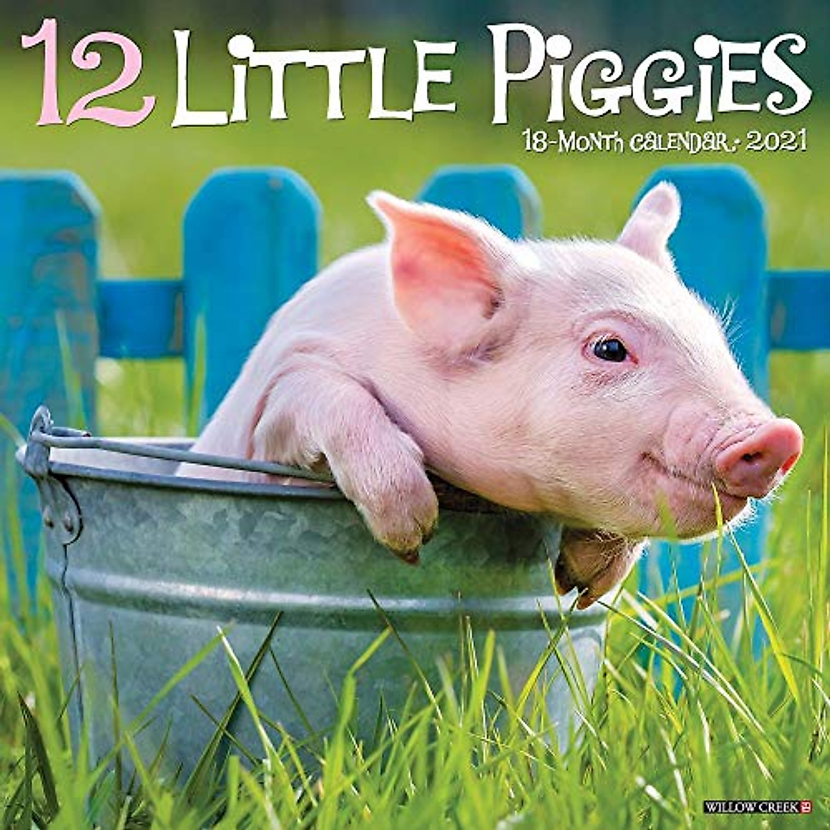 12 Little Piggies 2021 Wall Calendar