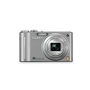 Panasonic Lumix DMC-ZR1 12.1MP Digital Camera with 8x POWER Optical Image Stabilized Zoom and 2.7 inch LCD (Silver)