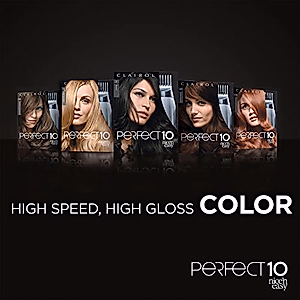 Clairol Nice'n Easy Perfect 10 Permanent Hair Dye, 6R Light Auburn Hair Color, Pack of 1