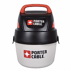 Porter-Cable PCX18125P 1.5 Gallon White Wet/Dry Poly Vacuum