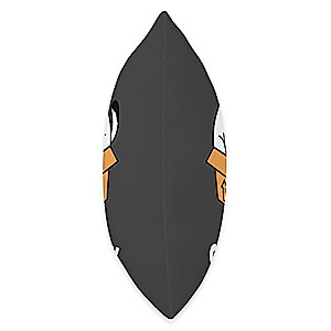 Cats Gifts - click to show more designs! Go Away Human Cat Kitty Box Funny Gift Black Throw Pillow, 18x18, Multicolor