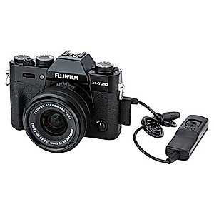 JJC Cable Wired Shutter Release Remote Control for Fujifilm X-H2 X-H2S XT5 XT4 XT3 XT2 XT1 X-T30 II XT30 XT20 XT10 XT100 XPro3 XPro2 XE3 XA10 X100V X100F GFX100S GFX100 GFX50S II GFX50R Replace RR-100