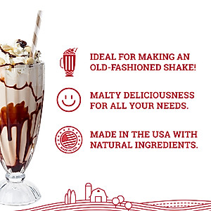 Hoosier Hill Farm Old-Fashioned Malted Milk Powder, 1.5LB (Pack of 1)